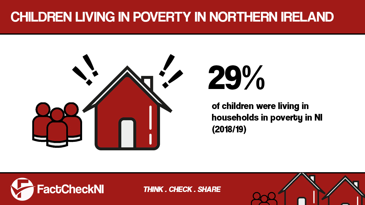 Children living in poverty in Northern Ireland - FactCheckNI