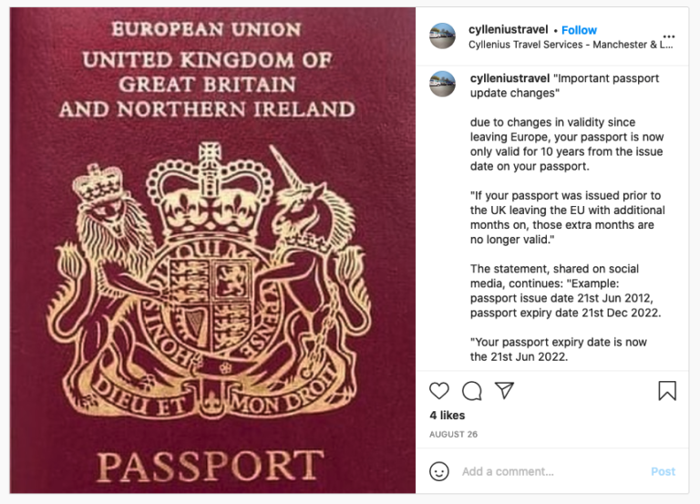 Are 'extra months' on pre-Brexit UK passports no longer valid ...